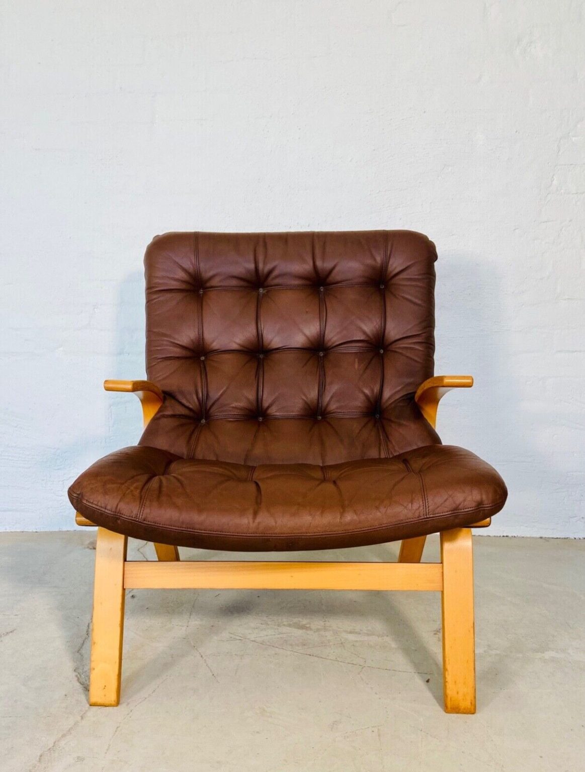 Vintage Scandinavian Lounge Chair by Oddvin Rykken 1970's - Retro Chic ...